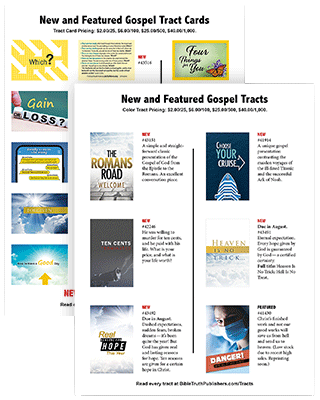 Free Catalog - Bible Truth Publishers